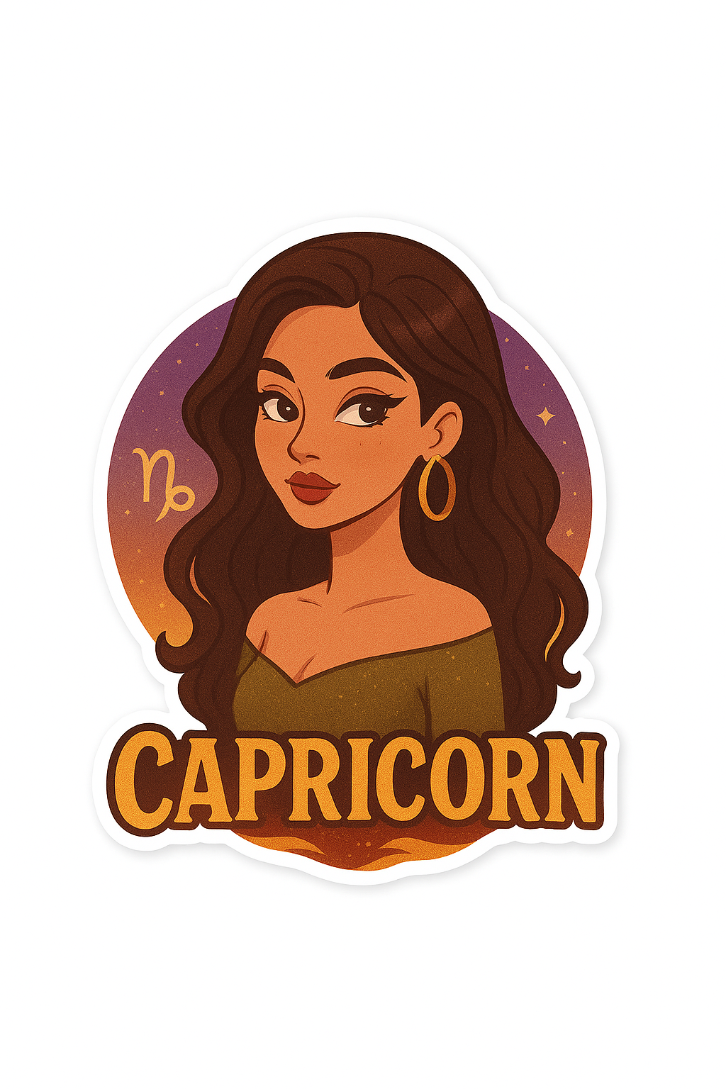Capricorn Astrology Sticker – StickerNationLA